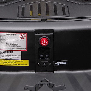 Aosom 12V Toddler Bumper Car with Remote Control, 360° Rotation Kids Electric Ride-On Toy, Twins Motor, Colorful LED Lights, 3 Songs, for Boys and Girls, Black