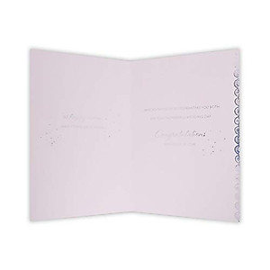 Clintons: Figurative Couple Brother & Sister In Law Wedding Card 11x15cm