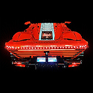 LED Lighting Set Compatible with Lego Technic 42143 Ferrari Daytona SP3 Building Set (NOT Included The Building Model Sets)