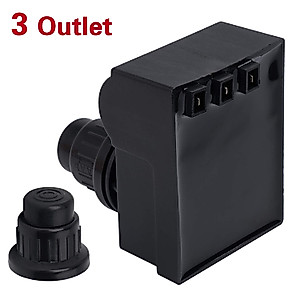 OREAD 3 Outlet Grill Ignitor,Spark Generator Push Button Electronic Igniter BBQ Gas Grill Replacement for Charbroil,Backyard Grill, Nexgrill, Brinkmann, Kenmore, Ducane,BBQ Grillware GGPL-2100