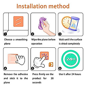 Towel Holder no Drill，Adhesive Towel Ring ，Stainless Steel Adhesive Hand Towel Hanger for Bathroom & Kithen Wall Mount， No Drilling Modern Hand Towel Hanger, Matte Black