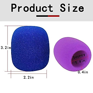 custom microphone cover Windshield foam cover microphone isolation shield Anchor Interview Headphones Windproof (round)