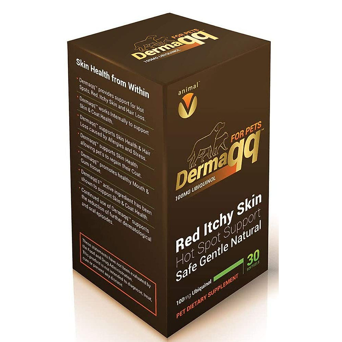 animal V, Inc Dermaqq Dog & Cat Hot Spots, Hair Loss, Dermatitis Support