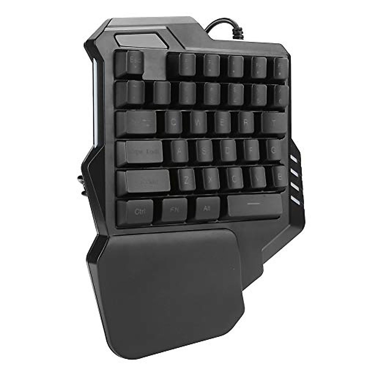 G30 One Handed Gaming Keyboard , Professional LED Backlit Keyboard , Compact 35 Keys Half Keyboard Gaming Keypad for win2000 ,XP ,Me ,Vista7 ,8 ,OS X Black