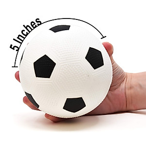 Number 1 in Gadgets Set of 3 Sports Balls for Kids, Mini Sport Pack Includes Football, Soccer & Basketball for Soft Indoor & Outdoor Play Great for Toddlers & Little Hands