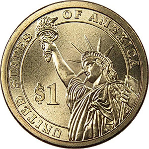 2008 Andrew Jackson Presidential Dollar Uncirculated $1 Missing Edge Lettering