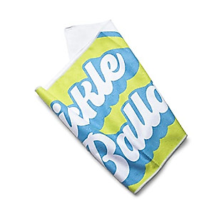 Swinton Pickleball Sports Towel in White - Pickleball Gift and Accessory