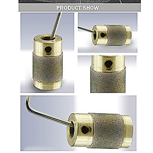 3/4" Standard Fine Diamond Grinder Bits Diamond Grinding Wheel Stained Ceramic Glass Abrasive Tool for Inland Gryphon Delphiglass Glastar Glass Grinder (MCB34)…