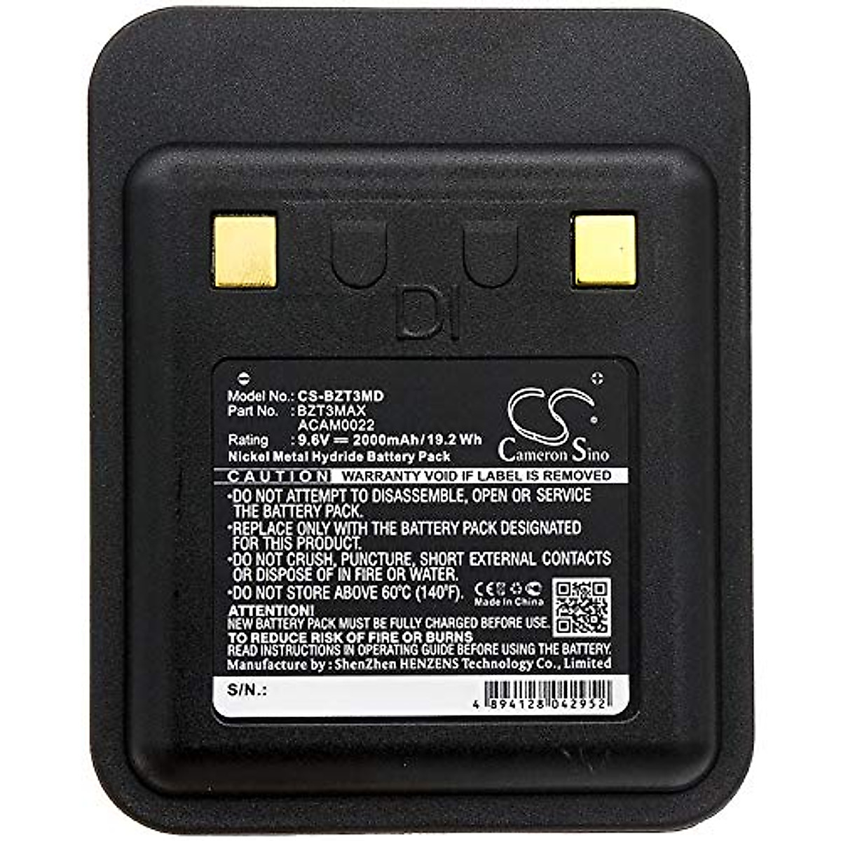 BCXY BZTAX Battery Replacement for Bullard T3 T3 Max T3LT T3XT T4 T320T TAXWITH TT Heiman T3 T4MAX T4n T3ALK TAXWITH-TT T320 Tax ACAM0022 T3NIMH T3NI00688 Battery