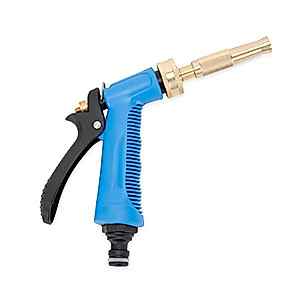 Trac Outdoors Portable Washdown Pump Kit - Self-Priming Marine-Grade Pump - Includes Everything Needed to Power-Spray, Just Add Water (69380), Blue