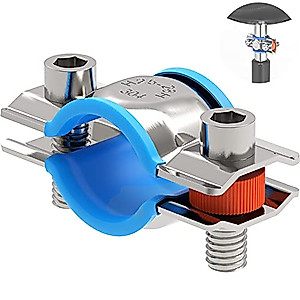 Fix Sinking Office Chair, Upgraded Chair Sinking Stop 304 Stainless Steel with Hexagon Wrench Adjustable Height Chair Saver kit with Leather Pads Support for Stop Sinking UIInosoo