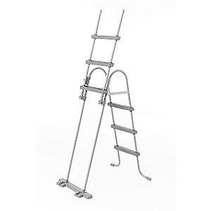 Bestway BW58330-19 Flowclear Pool Ladder for Above Ground Pools, 42 Inch