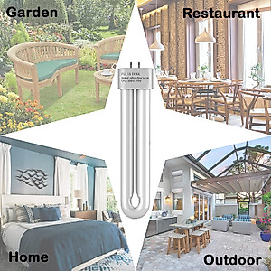 Diamondus Replacement for Hemiua Zap T6 Pro | 15W Replacent Bulbs, Black Light (2 Pack)