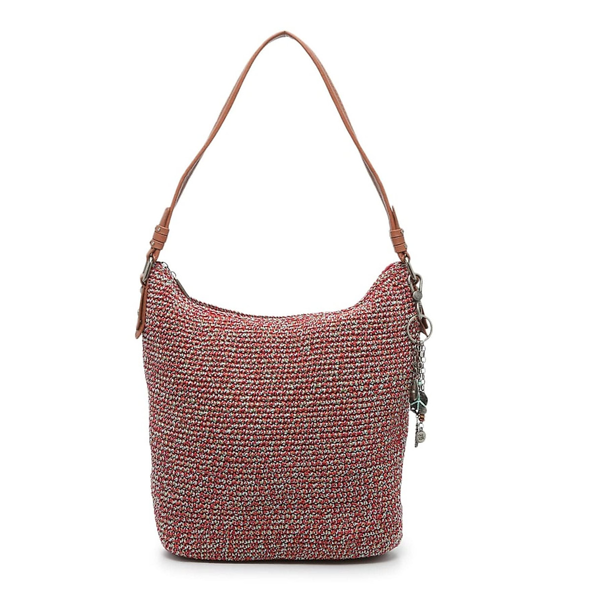 The Sak Sequoia Crochet Hobo (Red Static)