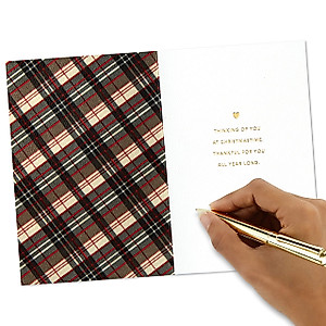 Hallmark Signature Christmas Card (Thankful All Year Long)