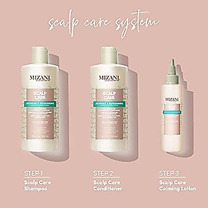 Mizani Scalp Care Dandruff Conditioner | Pyrithione Zinc | Controls Scalp Flaking & Itching | For Curly Hair | 16.9 Fl. Oz