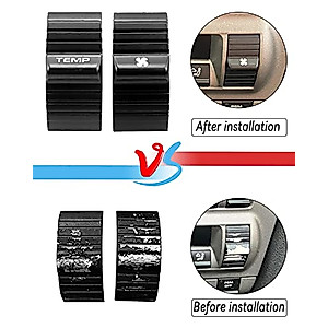 EMIHO A/C Heater Climate Control Switches Fit for Porsche 997 987 Boxster Cayman Replace 99765310310 99765310111, 2 Pack