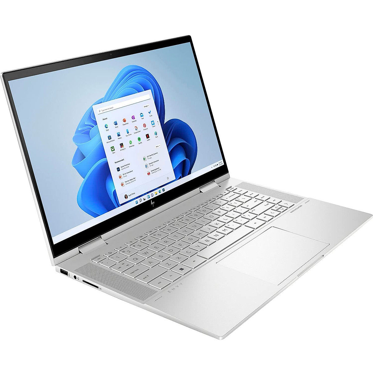 HP Newest ENVY x360-15.6" FHD IPS Touchscreen Laptop 11th Gen (Intel i7-1165G7 4-Core, 64GB RAM, 512GB PCIe SSD, Intel Iris Xe (1920x1080), Active Pen, Fingerprint, Wifi 6, BT 5.2, Win11H) with Hub