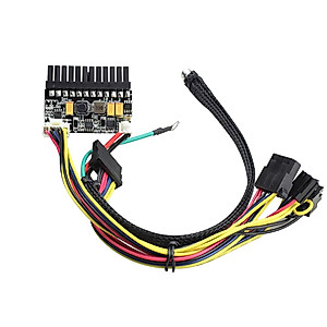 24pin DC ATX PSU 12V DC Input DC 12V 150 watt Pico PSU ATX High Mini-ITX Power Supply with Adapter Board ATX Switch PSU Car Auto for Computer Mainboard and car/Motorcycle
