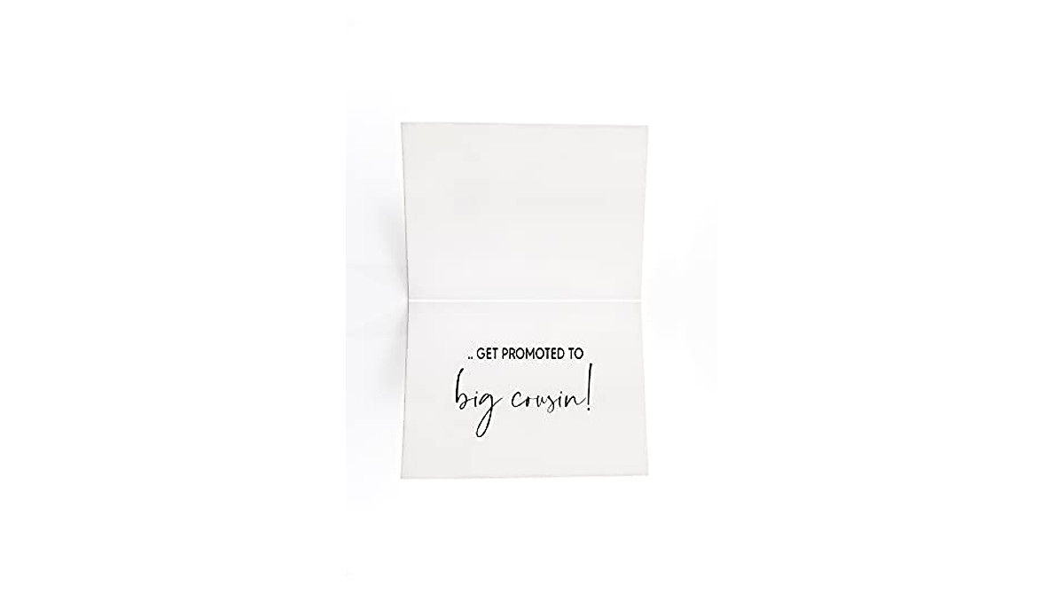 Pregnancy Announcement Card for Niece - Baby Reveal Card from Aunt & Uncle