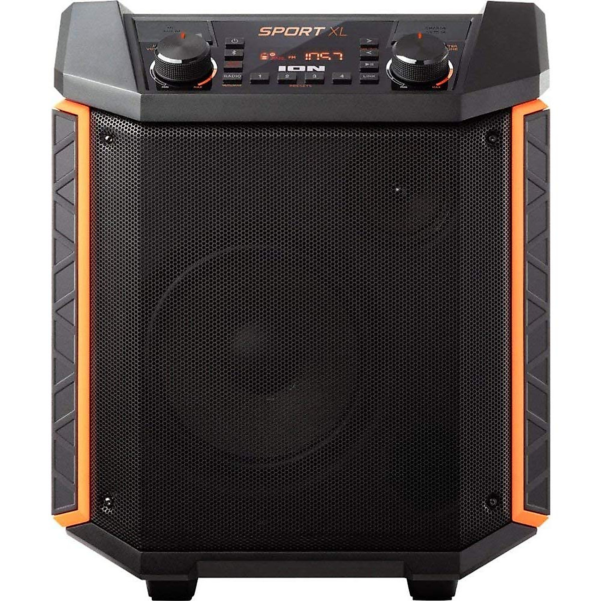 ION Audio - Sport XL 8" 2-Way Tailgate Portable PA Speaker - Black
