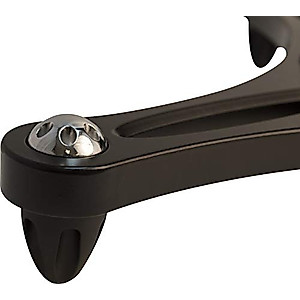 Ultimate Support MS-90/45B MS Series Professional Column Studio Monitor Stand with Non-marring Decoupling Pads - 45"/Black