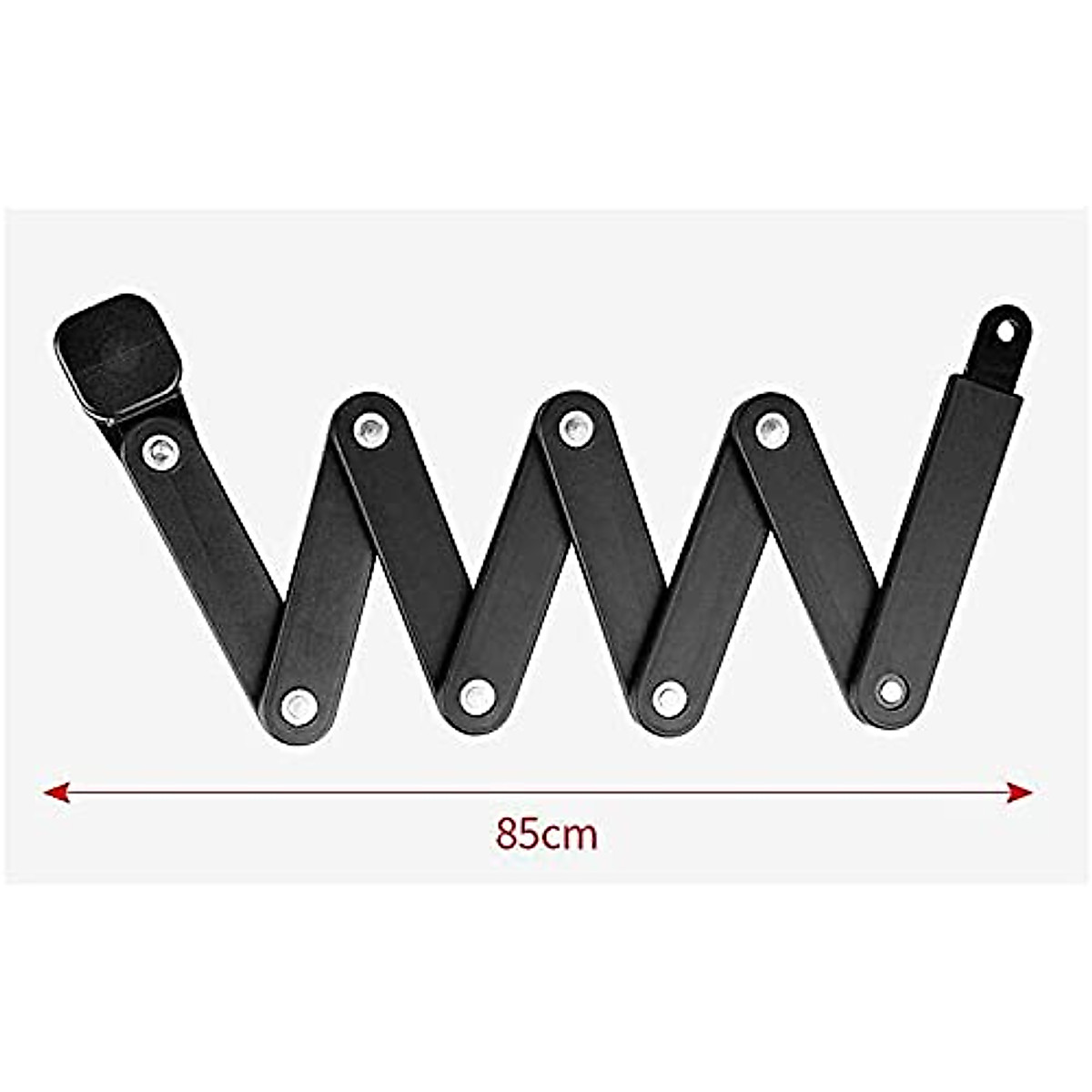 2 Pieces of Bicycle Code Lock, Tram Lock, Mountain Bike Portable Folding Lock, Portable Hinged Bicycle Lock