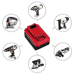 Dosctt 2 Packs 6.0Ah 20 Volt PCC685L Replacement Battery Compatible with Porter Cable 20V Lithium Battery PCC680L PCC682L PCC681L PCC685LP Cordless Tools Batteries