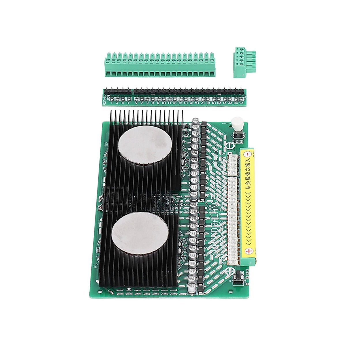 4 to 24S 8A Battery Active Equalizer, Automatic Detection Active Balancer Lithium Battery Active Balance Board with Circuit Breaker Protection Device