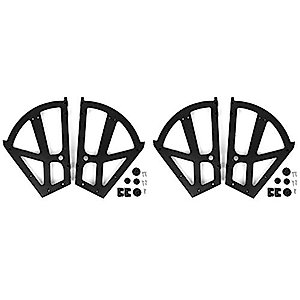 4Pcs/Set Home Furniture Shoes Drawer Cabinet Hinge Flip Plate Frame Turning Rack Accessory Replacement Fittings Stainless Steel for Kitchen Living Room