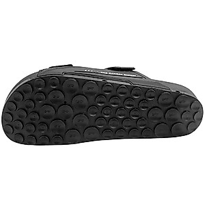 Gold Pigeon Shoes GP Pirogue Orthoheel Slide Sandal: 1545 Black, Women Size 9.5-10 & Men Size 8-8.5 (1545-blk-40)