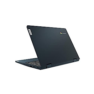 Lenovo Flex 3 2-in-1 Chromebook Laptop, 11.6" HD Touchscreen, Intel Celeron N4020 CPU, 4GB RAM, 192GB Storage(64GB eMMC+128GB Card), WiFi, Bluetooth, Webcam, Chrome OS, Abyss Blue | TGCD Bundle
