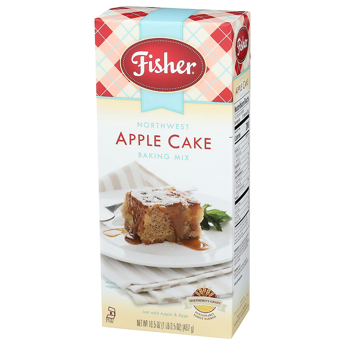 Fisher Northwest Apple Cake Mix, 16.5 OZ (Pack of 3)