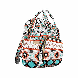 InterestPrint Tribals Aztecs Indians Pattern Large Unisex Bags, MultipurP-ose Travel Back Pack for Moms Dads