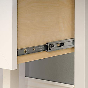 Sauder Cottage Road Desk, Soft White finish