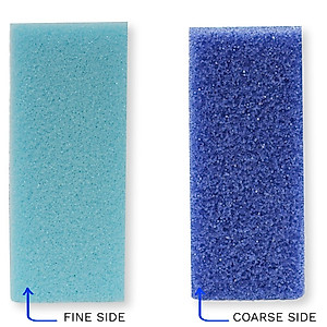 Mantello Pumice Stone for Feet- Foot Scrubbers for Shower and Foot Tub- Pumice Stone for Feet Callus Remover- Double Sided Foot Scrubber Dead Skin Remover- 4 Pack