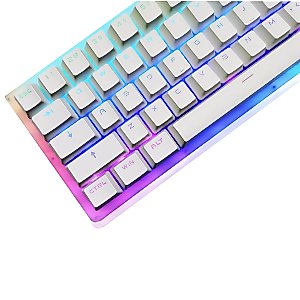 XVX Hot Swappable Dual RGB Pro Driver/Software Supported - Red Switch