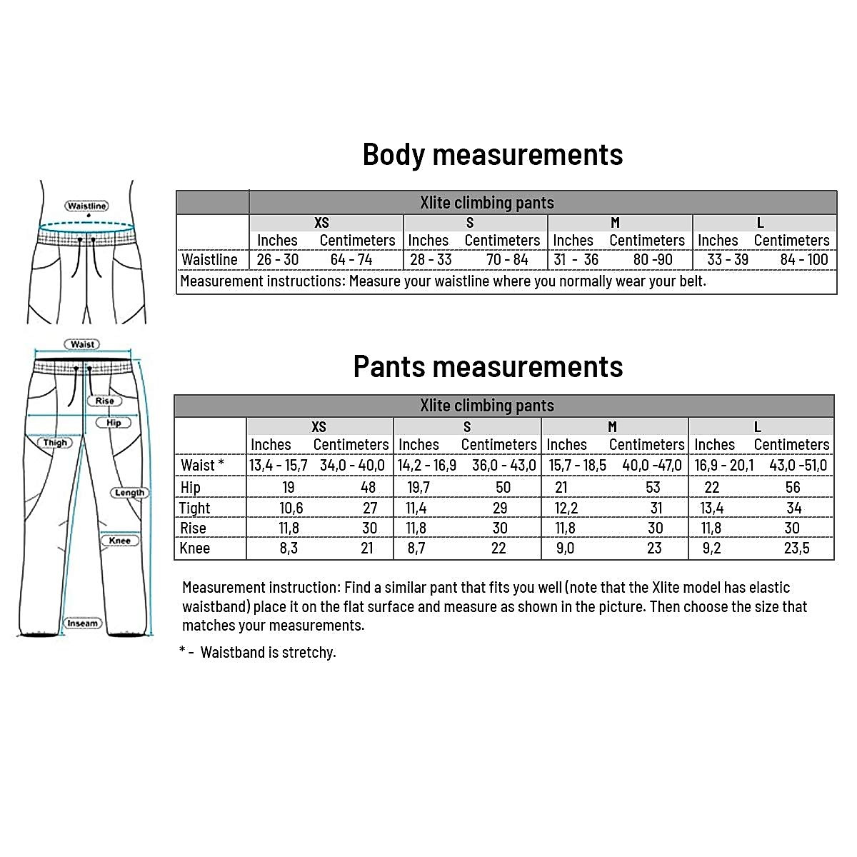 Ucraft "Xlite Rock Climbing, Bouldering and Yoga Pants. Lightweight, Stretching, Breathable (Size M, Color Mustard)