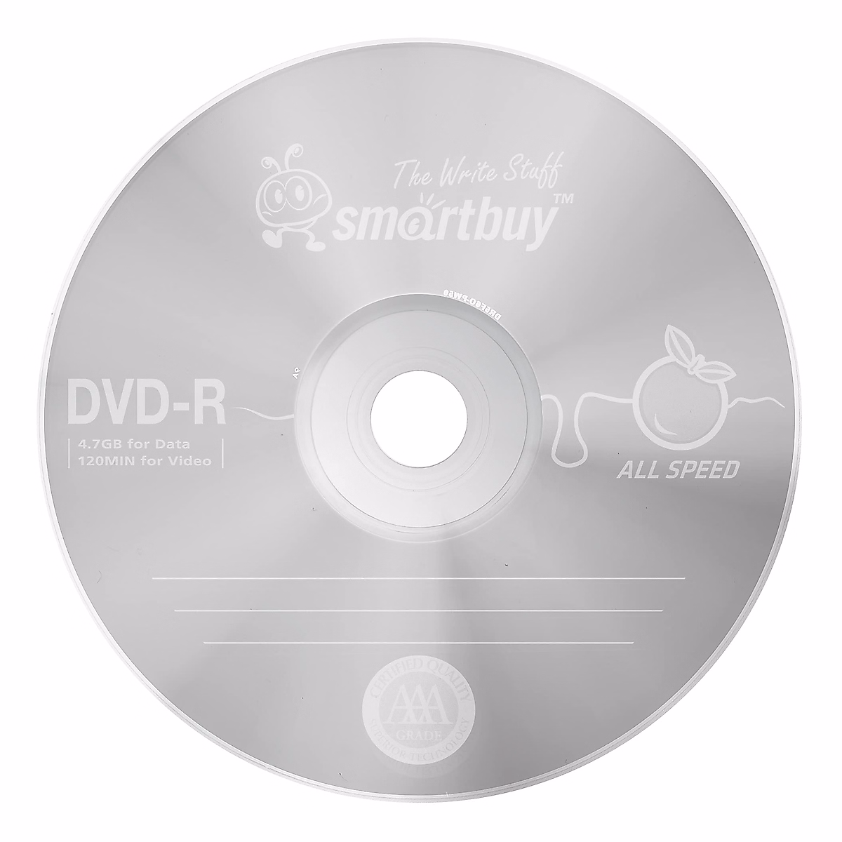 Smartbuy 1200-disc 4.7gb/120min 16x DVD-R Logo Top Blank Data Recordable Media Disc