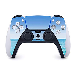 ITS A Skin Skins Compatible with Sony Playstation 5 Console Disc Edition - Protective Decal Overlay Stickers wrap Cover - Bahamas Beach
