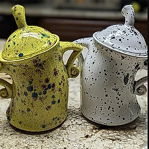 Canister with Attitude, Sassy Canister，Cute Food Storage Jar with Airtight Lid for Kitchen，Stylish and Functional Storagefor Every Home (C)