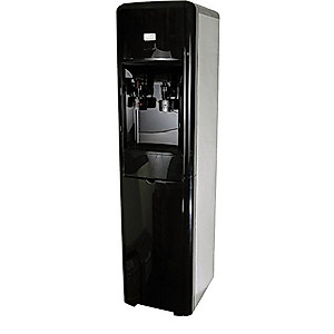 Clover D16A Water Dispenser -Hot and Cold Bottleless with Install Kit, High Capacity -Gloss Black
