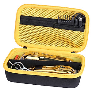 khanka Hard Case Compatible with Ufree Hair Clippers + T-Blade Hard Trimmer Kit, Organizer Storage for Ufree Men Women Kids Barber Grooming Kit, Case Only (Black)