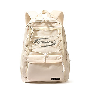 EKUIZAI Solid Color Simple Elementary Backpack Middle School Bookbag Outdoor Daypack for Teen Girls