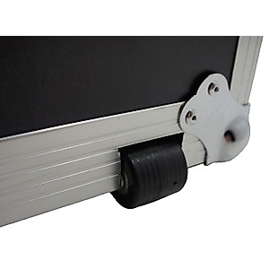 Harmony Audio Case HCLPHWE Rolling Flight Case Wheels & Handle 100 LP Vinyl Records