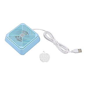Acouto Mini Dishwasher, Sound Vibration Electrolytic Water Purification IP67 Waterproof Portable USB Dishwasher (Blue)