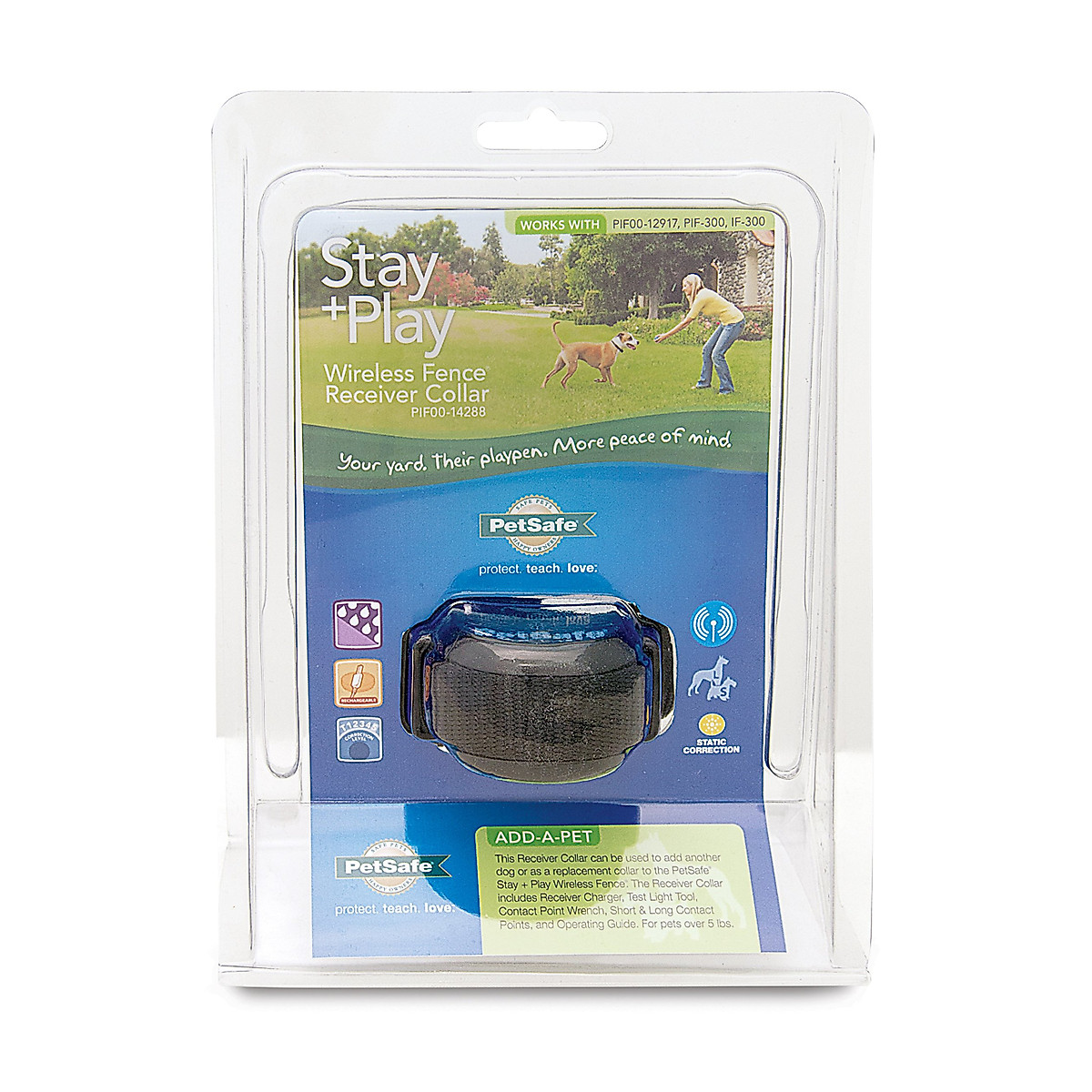PetSafe Stay+Play Wireless Receiver Collar Blk