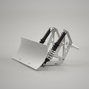 RXZIXYL RC Car Blade Snow Plow Metal Snow Shovel for 1/10 RC Crawler TRX4 TRX6 Axial SCX10 90046 03007 RGT 86100