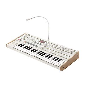 Korg microKORG S Synthesizer/Vocoder Bundle with Knox Gear Keyboard Stand and 10 Feet 1/4-Inch to 1/4-Inch 8mm TS Cable (2-Pack) (4 Items)