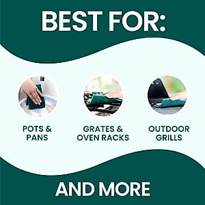 Scotch-Brite Heavy Duty Scour Pads, Scouring Pads for Kitchen and Dish Cleaning, 8 Pads